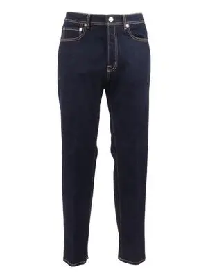 Peserico Contrast Stitch Jeans - Blue