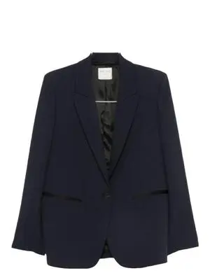 FORTE_FORTE Single-breasted Jacket - Blue