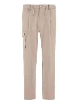 Herno Stretch Cotton Resort Trousers - Chantilly