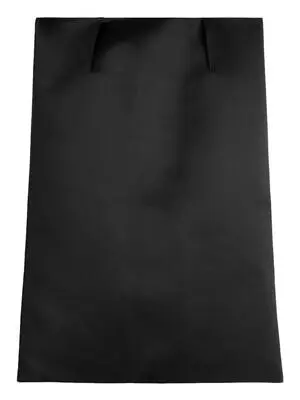 TOTEME Duchess Satin Pencil Skirt - Black