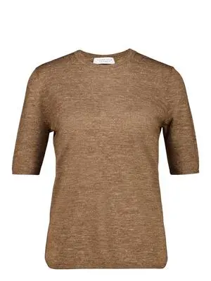 Gabriela Hearst Chryse Knit T-shirt - Brown