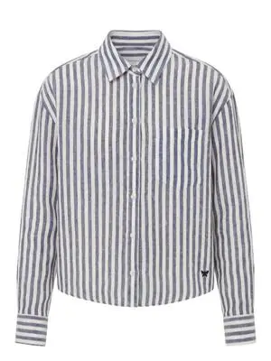 Max Mara Striped Button-up Shirt - Gray