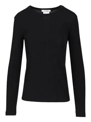 Max Mara Max Mara Ribbed Long Sleeve T-Shirt Mud