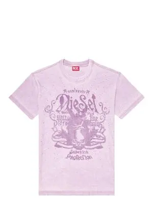 DIESEL® The Iconic 't-norm-aa8' T-shirt - Lavender