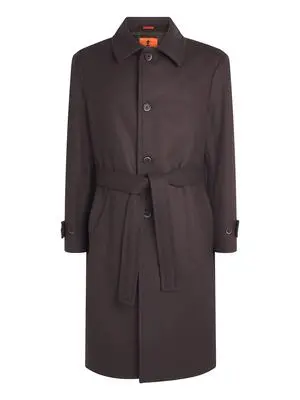 Barena Venezia Wool-blend Longline Overcoat - Brown