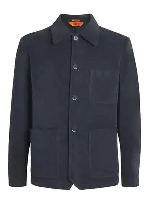 Barena Venezia Stretch-cotton Overshirt - Black