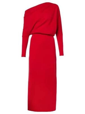 Altuzarra Kasos Cashmere Maxi Dress - Red
