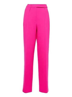 Alexandre Vauthier Wool Wide-leg Pants - Pink