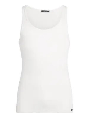TOM FORD Ribbed Tank Top - White