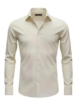 100HANDS Long-sleeve Spread-collar Shirt - Neutrals