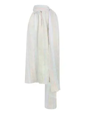 CAYET Sleeveless Scarf Top - Neutrals