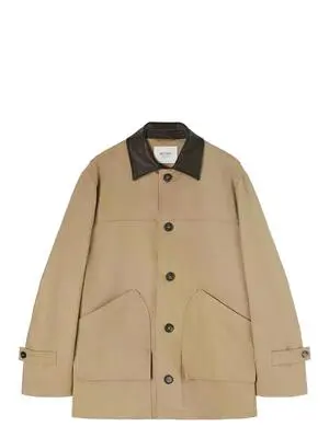 RETORI RETRO I Leather Collar Field Jacket