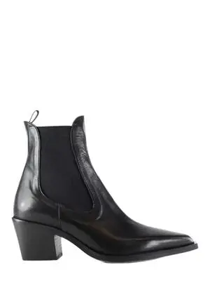 NOTABENE Luna Pointed-toe Chelsea Boots - Black