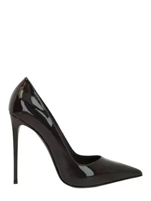 LE SILLA Bella Pointed-toe Patent Pumps - Brown