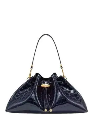 JIMMY CHOO Medium Cinch Shoulder Bag - Blue