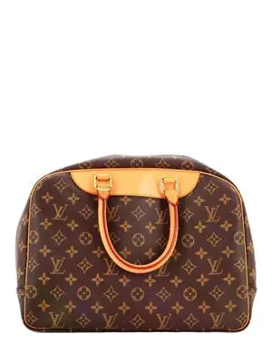 LOUIS VUITTON Deauville Monogram Canvas Handbag - Brown