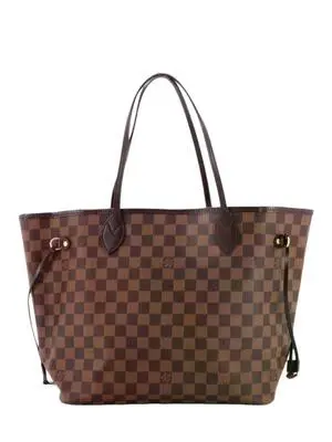 LOUIS VUITTON Louis Vuitton Damier Neverfull MM Tote Bag Brown