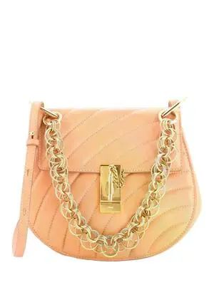 Chloé Drew Bijou Quilted Leather Small Crossbody Bag - Neutrals