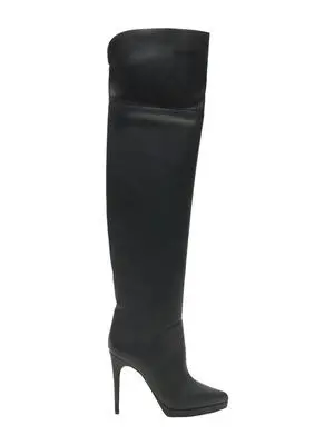 Casadei Over-the-knee Stiletto Boots - Black
