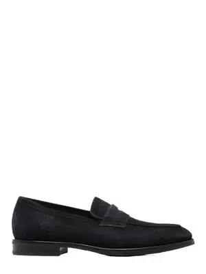 Santoni Adrian Rs Suede Loafers - Blue