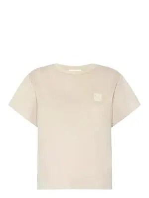 Max Mara Max Mara Quagga Logo T-Shirt Neutrals