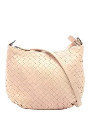 Bottega Veneta Bottega Veneta Nappa Intrecciato Crossbody Bag Pink