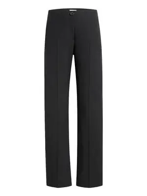Khaite Mita Wool Trousers - Black
