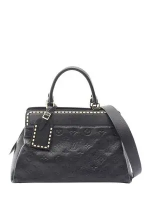 LOUIS VUITTON Monogram Empreinte Vosges Mm Satchel - Black