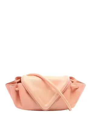 Bottega Veneta Small Leather Beak Crossbody Bag - Pink