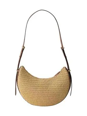Prada Arqué Crochet Shoulder Bag - Neutrals