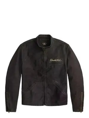 Ralph Lauren Number Appliqué Cotton Jacket - Black