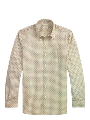 Ralph Lauren Geometric-print Button-down Shirt - Neutrals