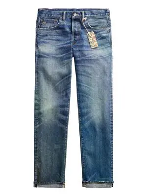 Ralph Lauren Slim-fit Faded Jeans - Blue