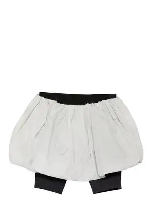 JUUN.J Gathered Balloon-hem Skirt - Grey
