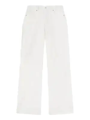 RETORI Retro Gabardine Straight-leg Trousers - Neutrals