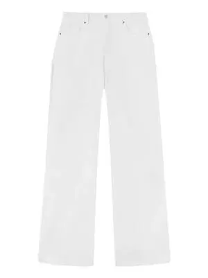 RETORI Retro Gabardine Straight-leg Trousers - Neutrals