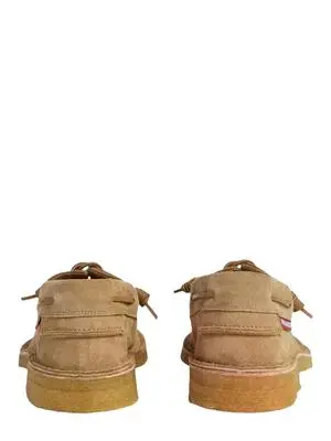 Dsquared2 Suede Knot Boat Shoes - Neutrals