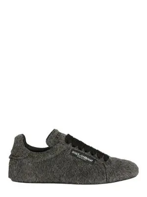 Dolce & Gabbana Alpaca Soft Sneakers - Grey