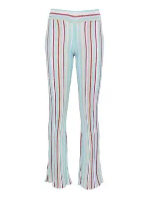 ASTA RESORT Asta Resort Maribel Striped Knit Trousers
