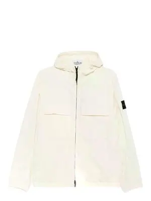 Stone Island Zip-up Hooded Jacket - Neutrals