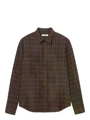 WOOD WOOD Nico Plais-pattern Shirt