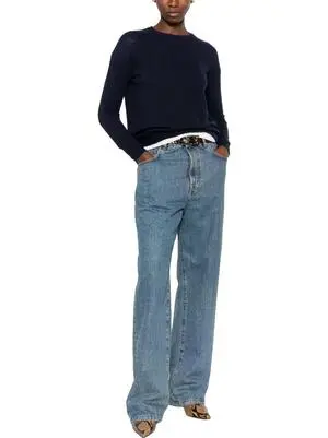 BASE Round Neck Sweater - Blue