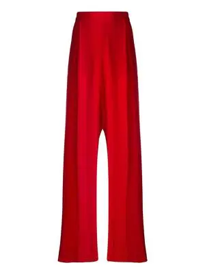 Stella McCartney High-waisted Wide-leg Trousers - Red
