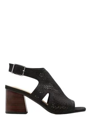 Clarks Siara65 Flow Heeled Sandals - Black