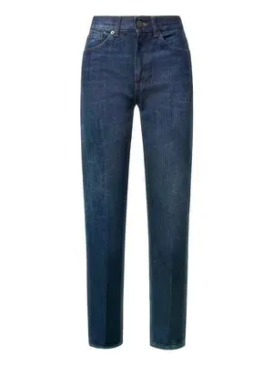 DONDUP Logo Patch Straight-leg Jeans - Blue