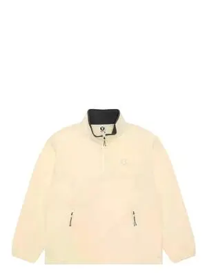 AAPE BY *A BATHING APE Moonface Half-zip Fleece Sweater - Neutrals
