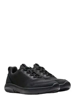 Clarks Knit Lace-up Sneakers - Black