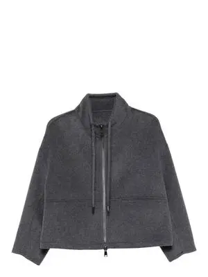 GIORGIO BRATO High-neck Zip-up Jacket - Grey