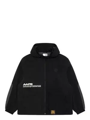 AAPE BY *A BATHING APE Moonface Hooded Jacket - Black
