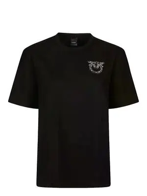 Pinko Love Birds T-shirt - Black